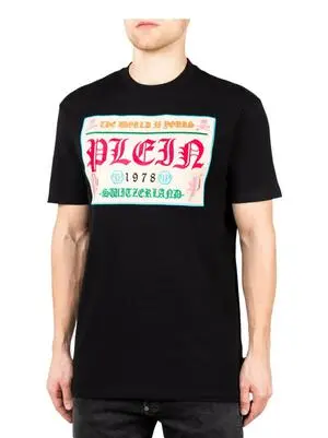Philipp Plein Logo Short-sleeved T-shirt - Black
