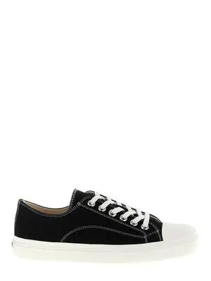 Moschino Edge Lace-up Sneakers - Black