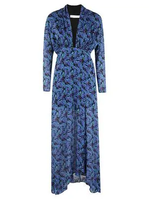 IRO PARIS Printed Long-sleeve Maxi Dress - No
