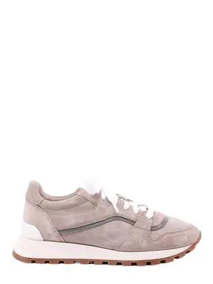 Brunello Cucinelli Monile Lace-up Sneakers - Light Brown