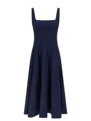 Staud Wells Midi Dress - Black