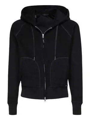 TOM FORD Long-sleeved Zip-up Casual Jacket - Black