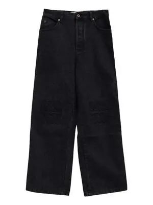 LOEWE Loewe Anagram Baggy Wide Leg Jeans