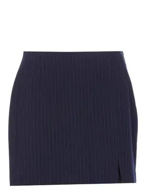 ANIYE BY Striped Mini Skirt - Black