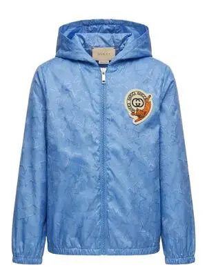 GUCCI Gucci Hooded Track Jacket With Star Print