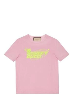 GUCCI Gucci Logo Printed Crewneck T-Shirt