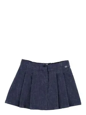 IL GUFO Pleated Mini Skirt - Blue