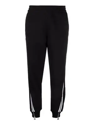 Alexander McQueen Side Stripe Zip Joggers - Black