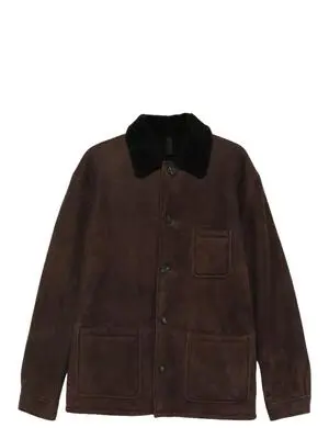 Tagliatore Fur Collar Coat - Black