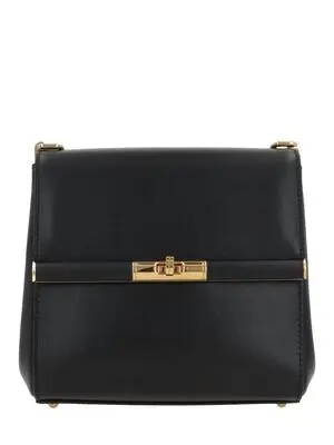 Dolce & Gabbana Marlene Foldover Top Crossbody Bag - Black