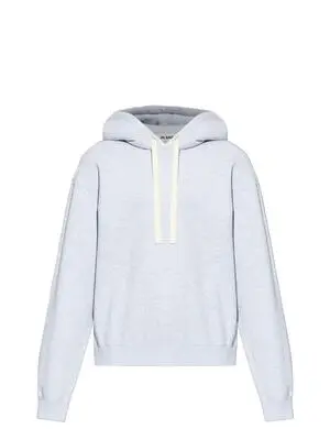 JIL SANDER Drawstring Hoodie - White