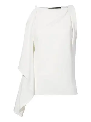 Proenza Schouler Asymmetrical Draped Top - Ivory