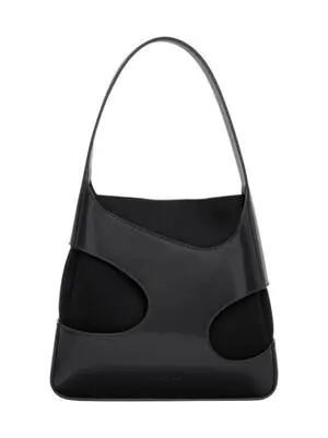 FERRAGAMO Cut-out Shoulder Bag - Black