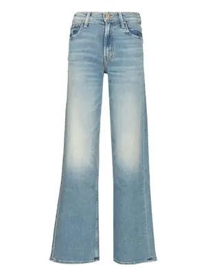 MOTHER Wide Leg Jeans - Gray