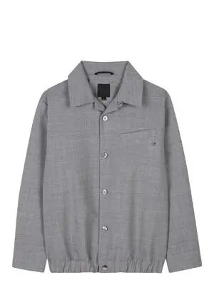 Givenchy Long-sleeved Jacket With Classic Collar - Ancient Gray