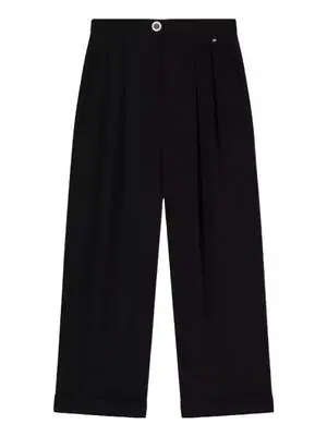 Armani Exchange Pleated Trousers - Black