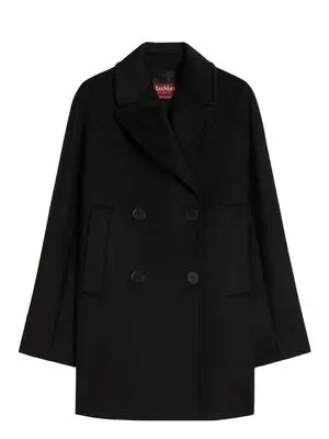 Max Mara Sheree Double-breasted Wool Blazer - Black