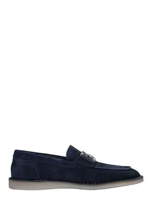 Dolce & Gabbana Dg Logo Plaque Loafers - Black