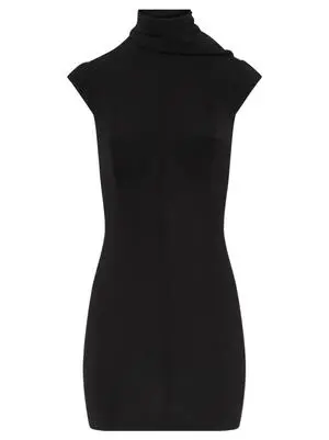 JEAN PAUL GAULTIER Tapered Dress With Draped Back - Black