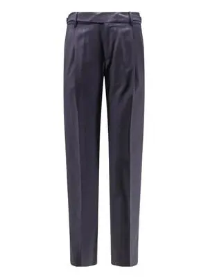 Dolce & Gabbana Pinstriped Pleated Trousers - Black