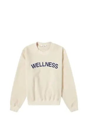 SPORTY  RICH Sporty & Rich Sherpa Wellness Crewneck Sweatshirt