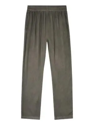 DIESEL® P-trak Relaxed Fit Trousers With Drawstring Waist - Dark Gray