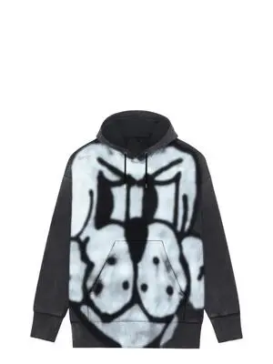 Givenchy Oversized Graphic-print Hoodie - Black