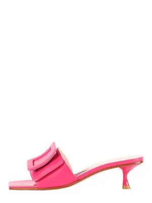 ROGER VIVIER Buckled High-heeled Sandals - Pink
