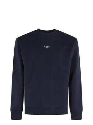 Drole De Monsieur Classic Slogan Sweatshirt - Black