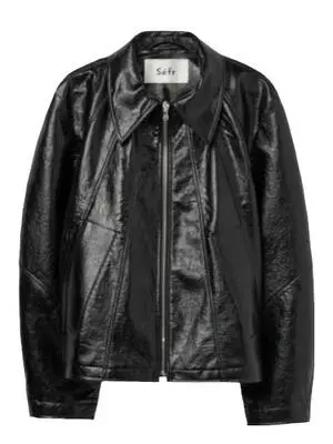 Séfr Zip Up Casual Jacket - Black
