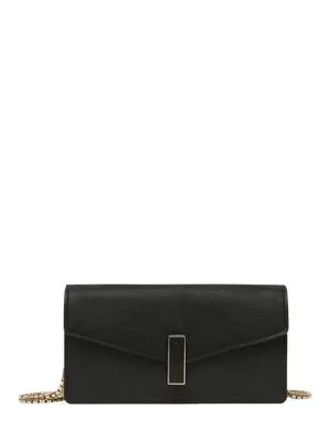 VALEXTRA Envelope Clutch Bag - Black