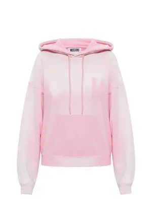 Moschino Gradient Logo Hoodie - Pink