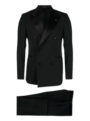 Tagliatore Double-breasted Tuxedo Black