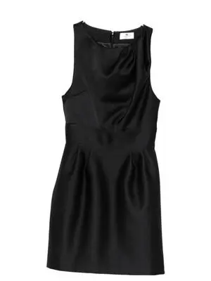 Elisabetta Franchi Duchesse Mini Dress - Black