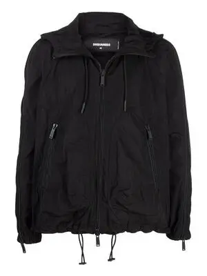 Dsquared2 Zip-detailed Hooded Jacket - Black