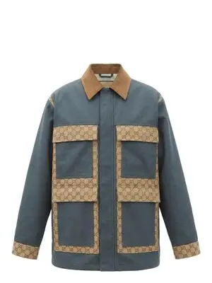 Gucci Monorammed Corduroy Overshirt - Green