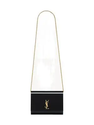 Saint Laurent Vicky Minaudiere Shoulder Bag - Black
