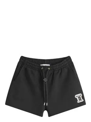 Casablanca Elastic Waist Shorts With Drawstring And Pockets - Black