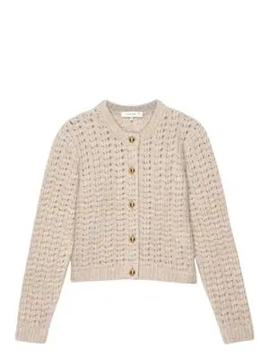 FRAME Frame Button-Front Cardigan