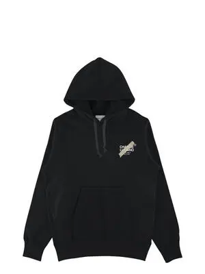 CHARLIE LUCIANO Hooded Hoodie With Printed Pattern - Black
