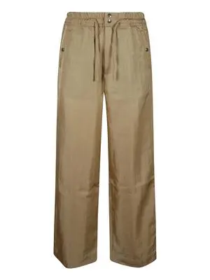 Dries Van Noten Drawstring Waist Casual Pants - Brown