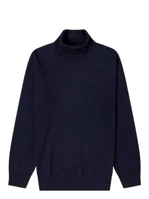 JIL SANDER High Neck Knitted Jumper - Black