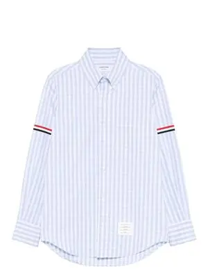 Thom Browne Long-sleeved Shirt - Blue