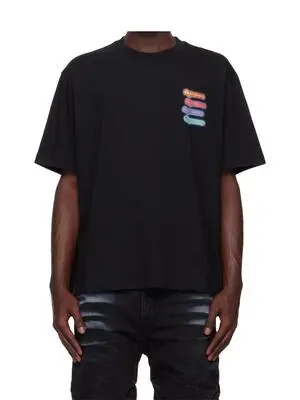 We11Done Graphic-print Crewneck T-shirt - Black