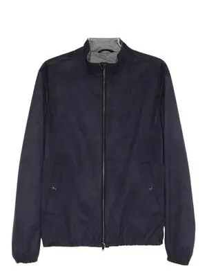 Herno Long-sleeved Zip-up Coat - Black