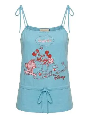 Gucci X Disney Print Tank Top - Blue
