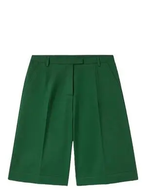 La DoubleJ Tailored Bermuda Shorts - Pure Dark Green