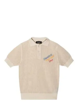 Dsquared2 Summer Lovers" Capsule Polo Shirt - Cream