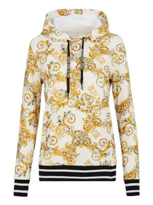 Versace Baroque Print Hooded Sweatshirt - Multicolor
