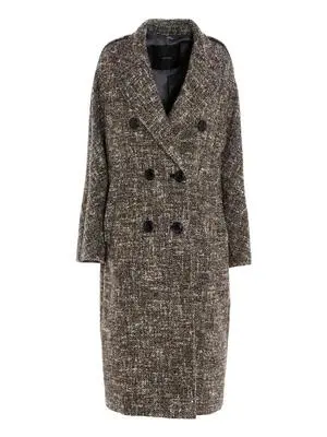 MAX MARA Max Mara Teatino Double-Breasted Wool Long Coat